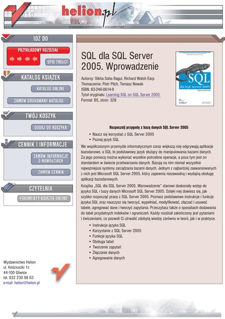 Access 2007 PL. Seria praktyk | PDF