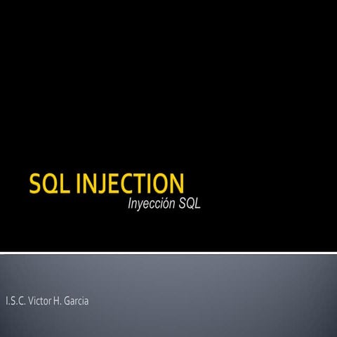 Sql Injection | PPT