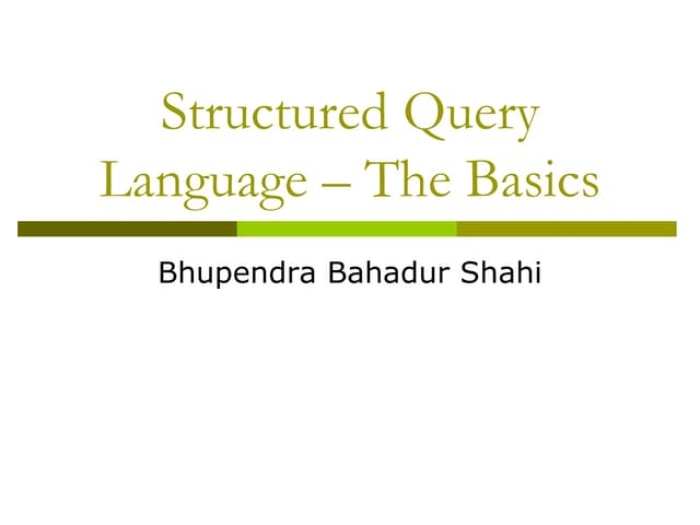 Sql Tutorial P1241112567pczwq Powerpoint Pptx