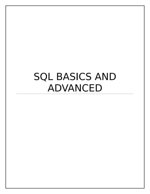 Introduction To Sql Pptx Databases Computer Software And Applications
