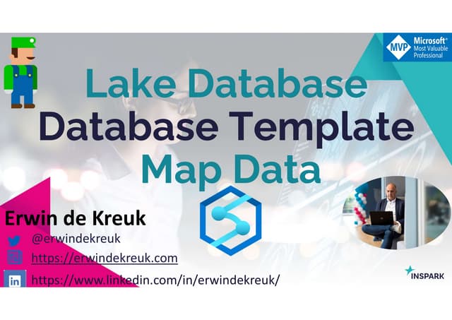 Lake Database Database Template Map Data In Azure Synapse Analytics Ppt
