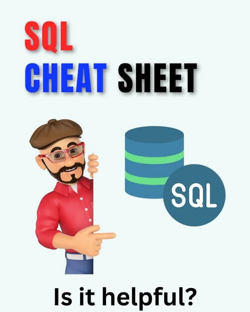 Computer Science Sql Cheat Sheet Pdf Pdf