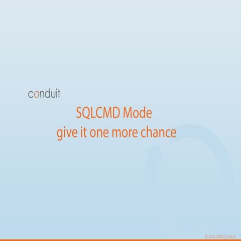 ISUG SQL CMD Maria | PPT