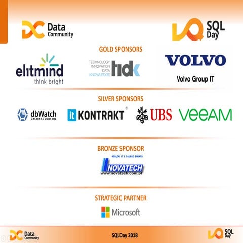 SQL Day 2018 Building efficient and reliable Enterprise Reporting ...