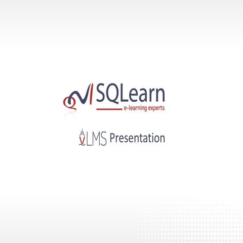 SQLearn - Vessel Learning Management System | PPT