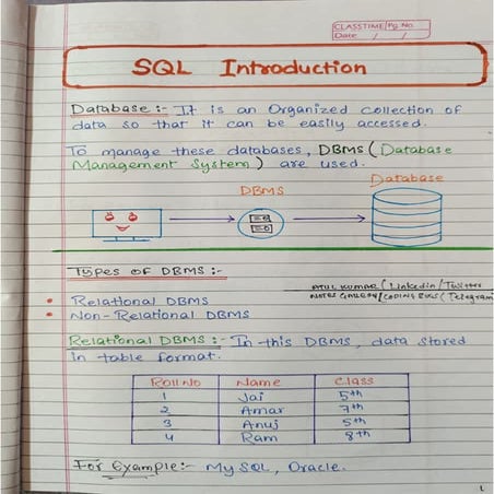 SQL Hand Notes - With Detailed Data .pdf