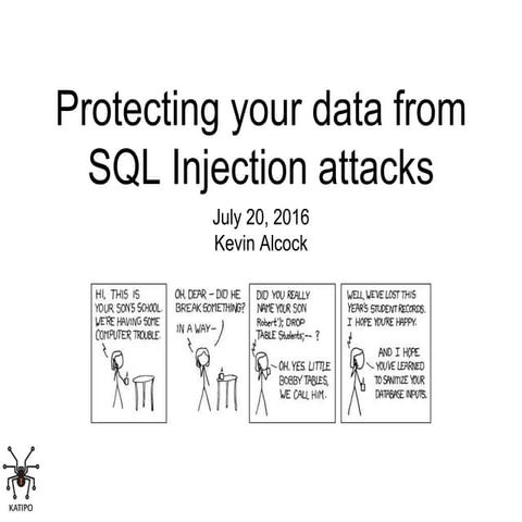 Protecting Your Data From Sql Injection Attacks Ppt 