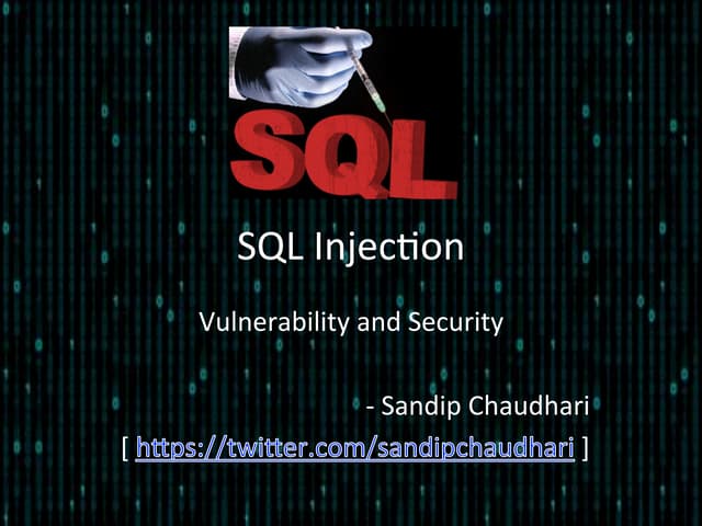 Advanced Sql Injection To Operating System Full Control Slides Ppt 5339