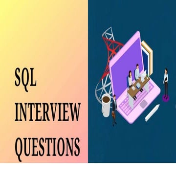 Sql interview questions by jeetendra_mandal - Part 1 | PPT