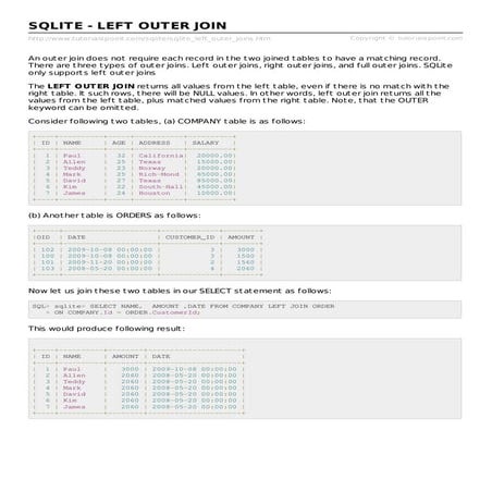 Sqlite left outer_joins | PDF