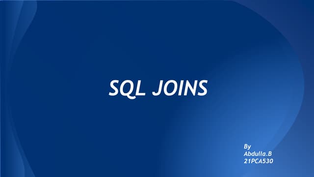 Sql Joinspptx