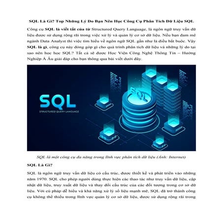 SQL la gi Top nhung ly do ban nen hoc cong cu phan tich du lieu SQL.docx