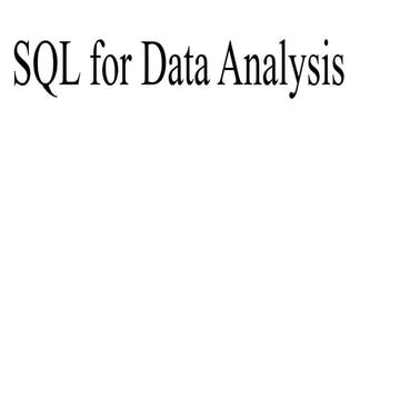 SQl lesson five.pptx for data nalaysis chalter 5 | PPTX