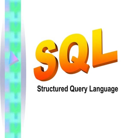 Sql Ppt 