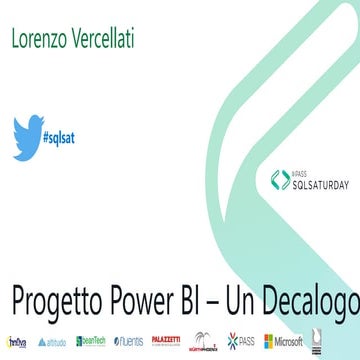 Sql saturday 829_decalogo_powerbi | PPT