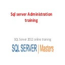 Sql server administration training