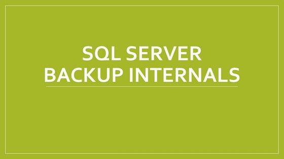 Database Backup And Recovery Ppt 6790