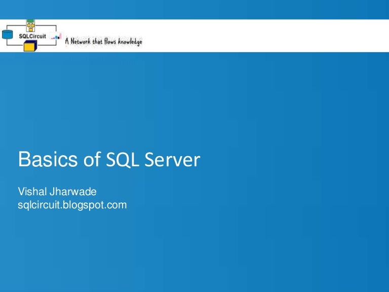 Sql Server Basics