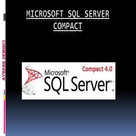 Sql Server Compact Ppt