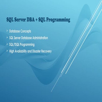 SQL Database administration and SQL Programming.pptx