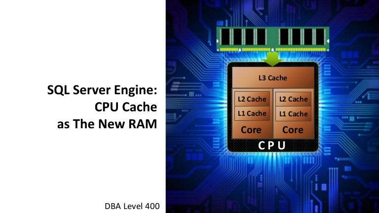 Sql server engine cpu cache as the new ram