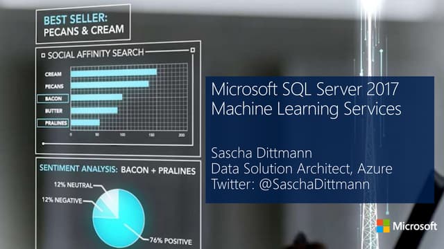 Sql Server 2017 Machine Learning Services Ppt