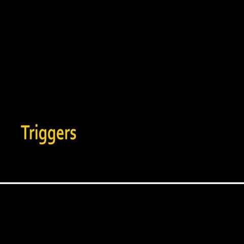 Sql Server Session19triggers Ppt