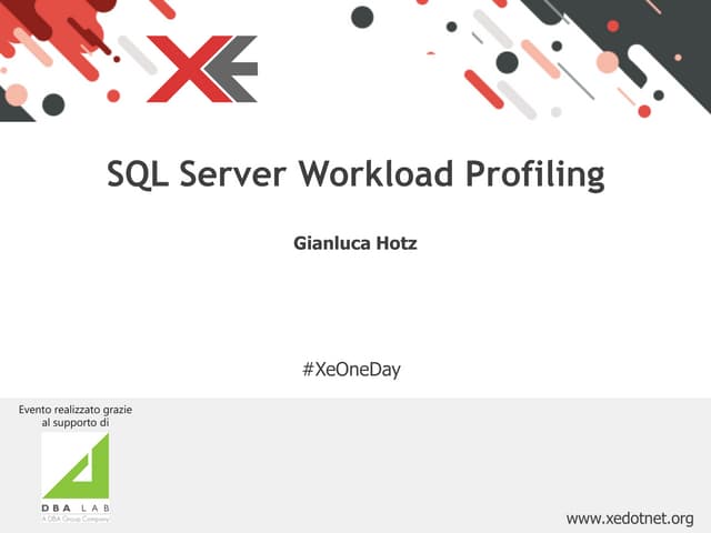 Sql Server Workload Profiling Ppt 3259