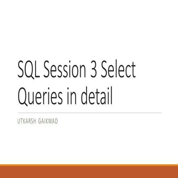 Sql Session 3pdf 