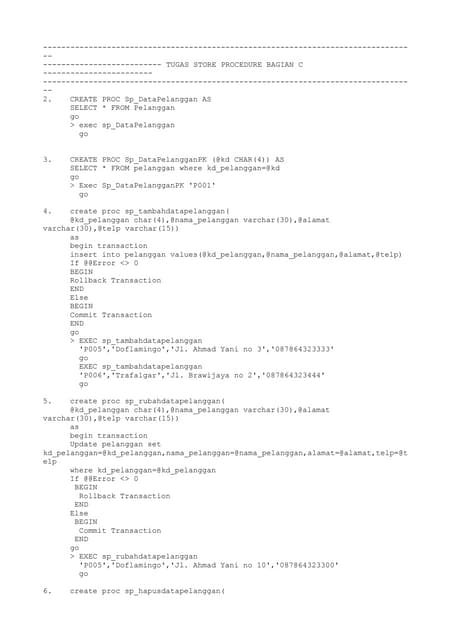 Sql Store Procedure Rental Cd Pdf