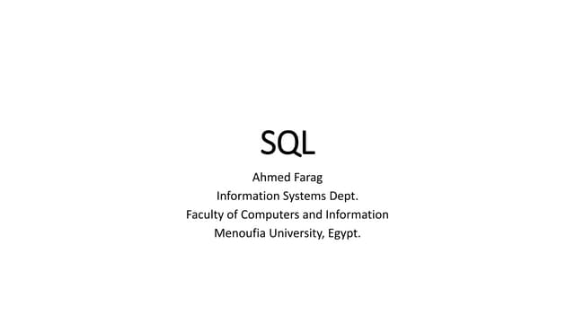 MYSQL using set operators | PPT MYSQL using set operators | PPT