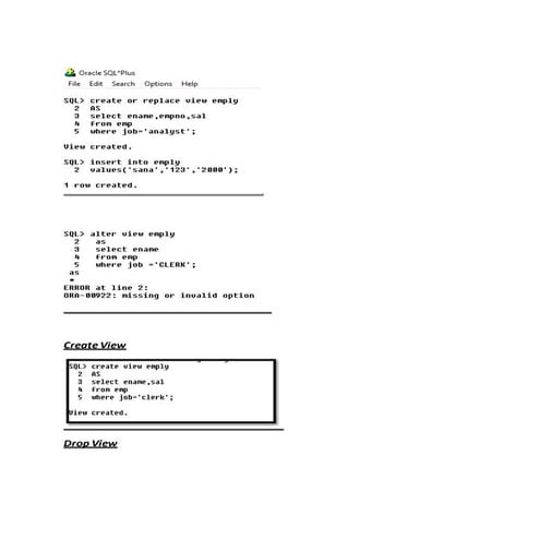 Sql View Pdf