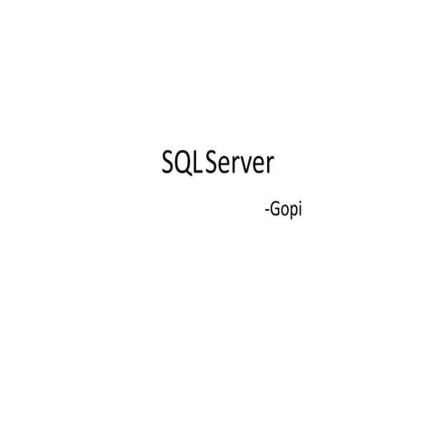 Sql vs Sequel | PPTX