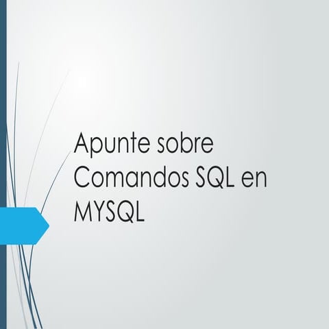 Apunte sobre Comandos SQL en MYSQL - Beneficios de Dominar SQL en MySQL ...