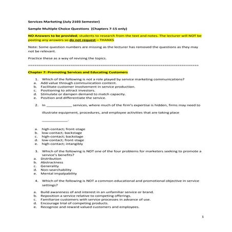 SQ MCQ Practice Questions (October 2013) | PDF