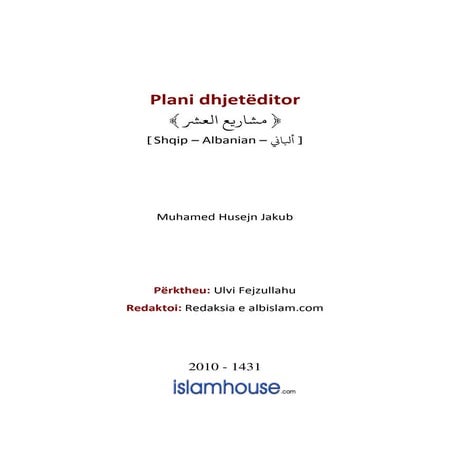Sq plani dhjete_ditor | PDF