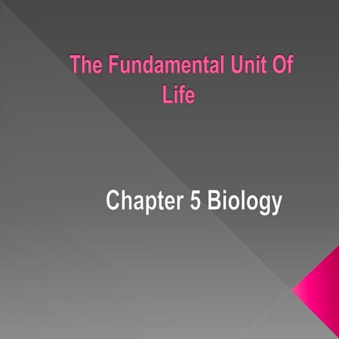 Fundamental unit of_life_ppt | PPTX
