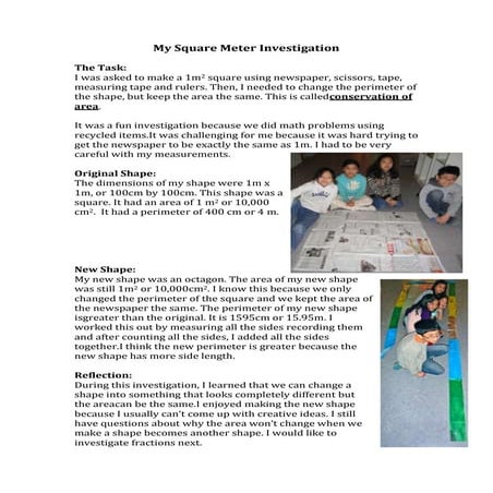Square meter investigation new | DOCX