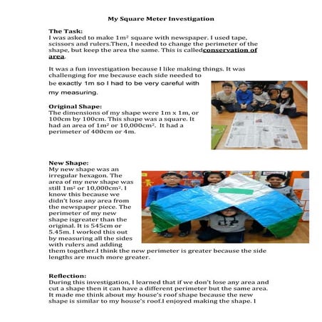 Square meter investigation new | DOCX