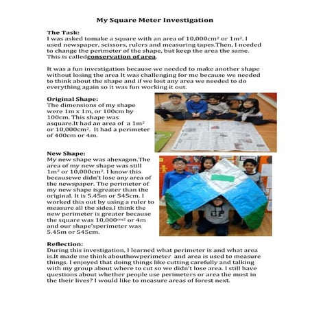 Square meter investigation new | DOCX