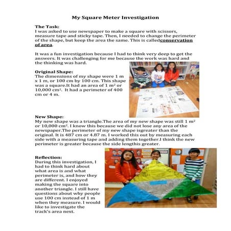 Square meter investigation new | DOCX