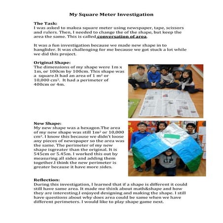 Square meter investigation new | DOCX