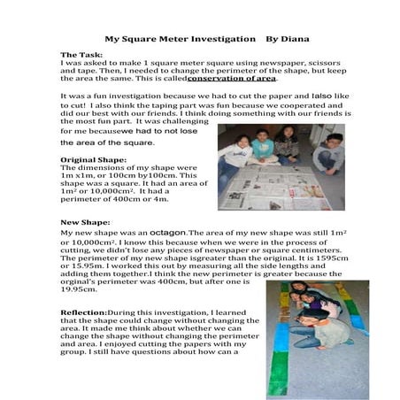 Square meter investigation new | DOCX