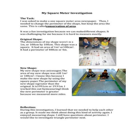 Square meter investigation new | DOCX