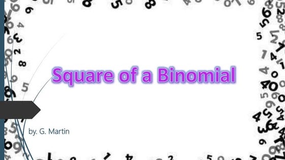 Square of trinomial | PPTX | Chemistry | Science