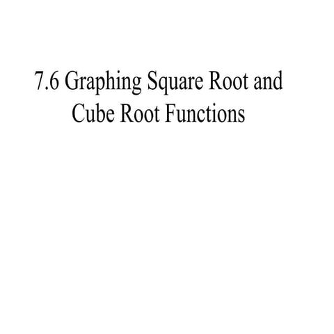 Square root functions and inequalities | PDF