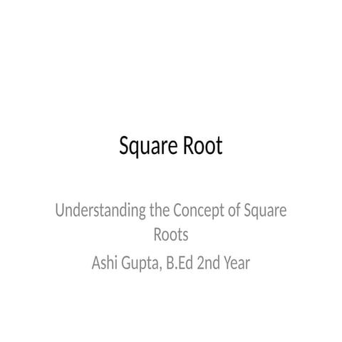 Square_Root_Presentation_Mathematics.pptx