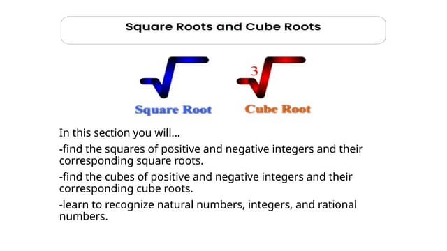 CLASS VIII MATHS CUBE AND CUBE ROOTS | PPTX | Games and Puzzles ...