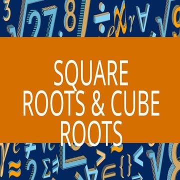 math 7 q2 1 Determining Square and Cube Roots of Perfect Squares and ...