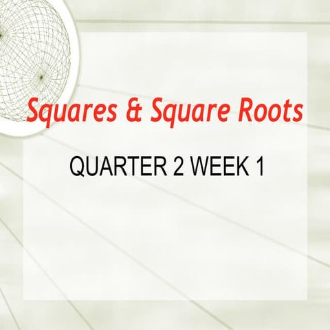 finding perfect squares and square roots.pptx